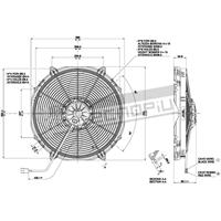 SPAL VA33-BP71/LL-65A 24V - Spal axial fans - Tecnopiù