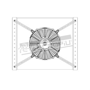 Spal axial fan 194 mm mounting bracket - Accessories - Tecnopiù